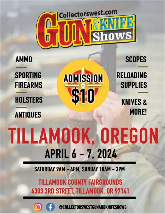 Collectors West Gun and Knife Show - Tillamook Chamber of Commerce