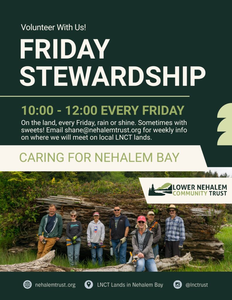 Trail Building in Nehalem Bay With LNCT! - Tillamook Chamber of Commerce